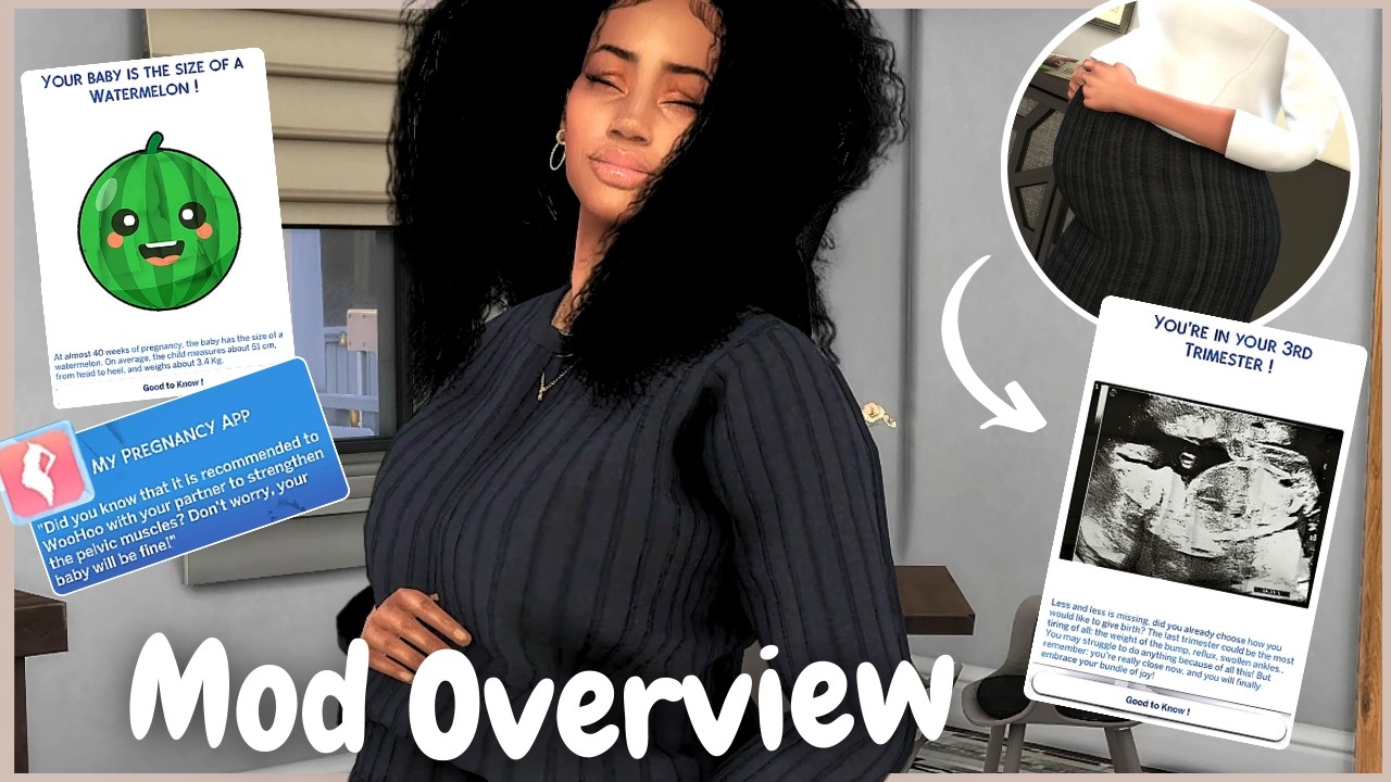Enhance your sims' pregnancy with this Mod | Sims 4 Mods