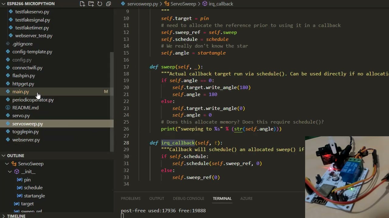 Use the Micropython scheduler when handling callbacks that allocate memory