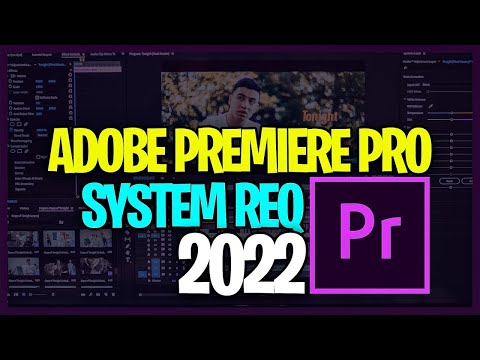 System Requirements for Adobe Premiere Pro Cc 2022