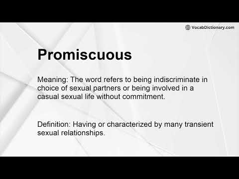 Promiscuous Meaning