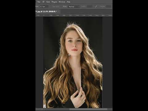 Remove hair background like professional with refine hair tool in photoshop 2022
