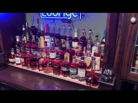 Bourbon and Cigar basement bar speakeasy
