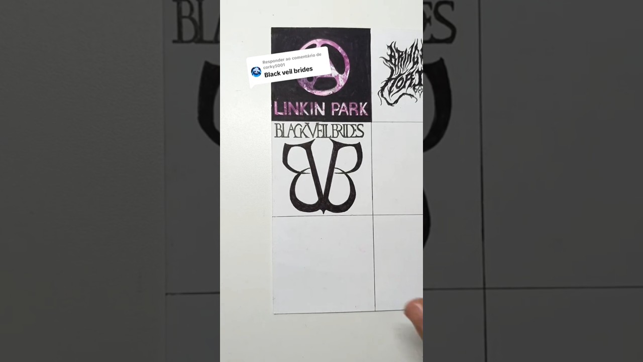 Logo Black Veil Brides #blackveilbrides #bvb #fallenangels #metal #rock #music #drawing