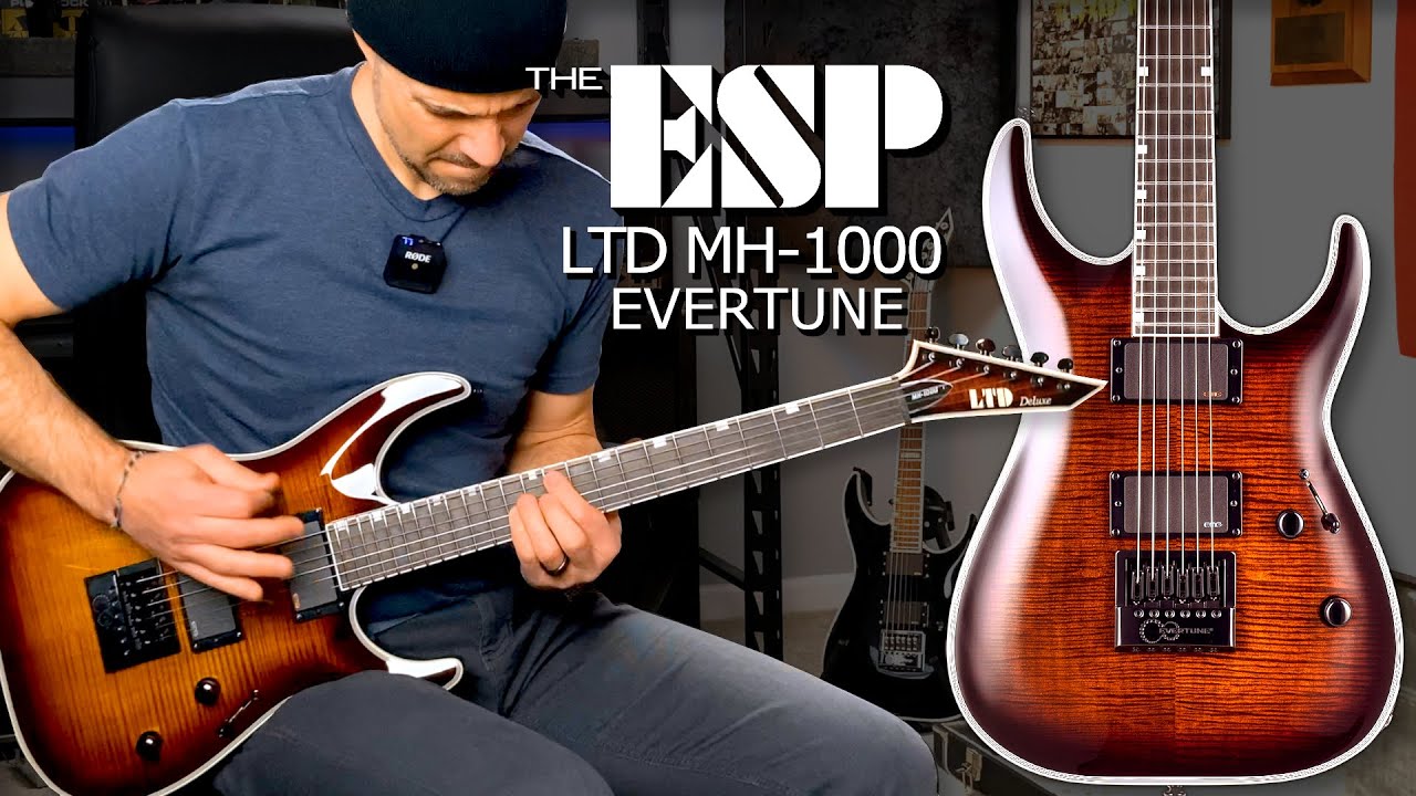 ESP LTD MH1000 EverTune Dark Brown Sunburst электрогитара купить в ...