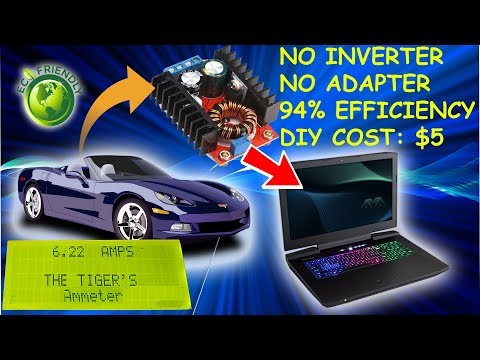 Unlimited Power for Your Laptop in Car without Adapter and Inverter - DIY