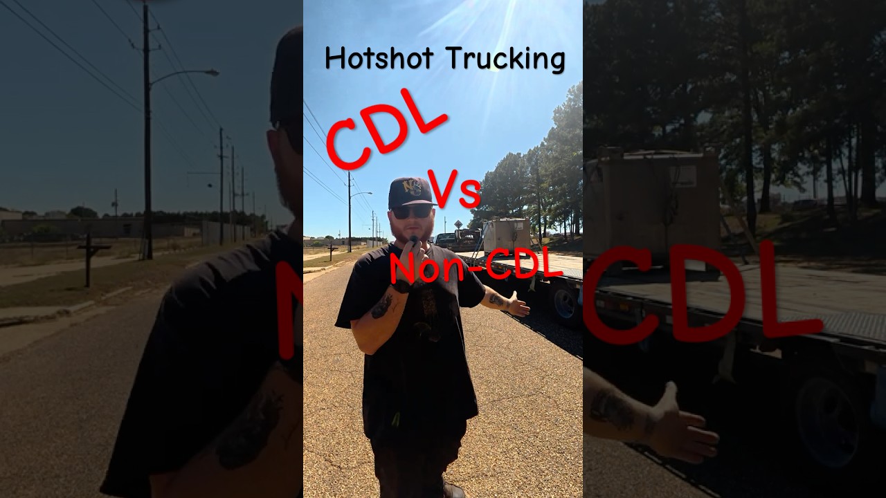 CDL vs Non-CDL: What should you start with?? #hotshot #truckingindustry