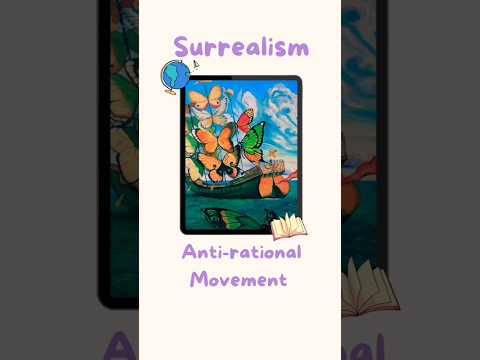 SURREALISM✅ #pgtrb #englishliterature #pgtrbenglish #surrealism #surrealismart #shortsfeed #ytshorts
