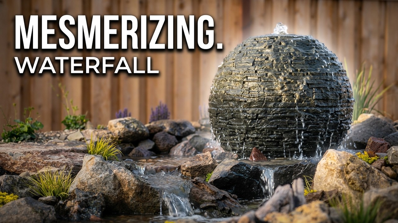 Pondless Waterfall Installation That Completely Changed This Backyard