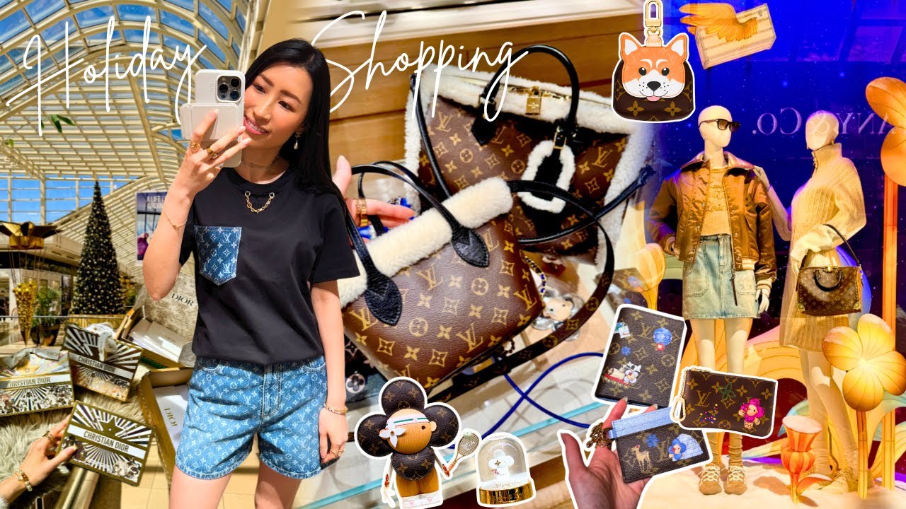 Christmas Luxury Shopping Vlog | Louis Vuitton Unexpected Finds, Dior + Chanel Holiday 🎄✨