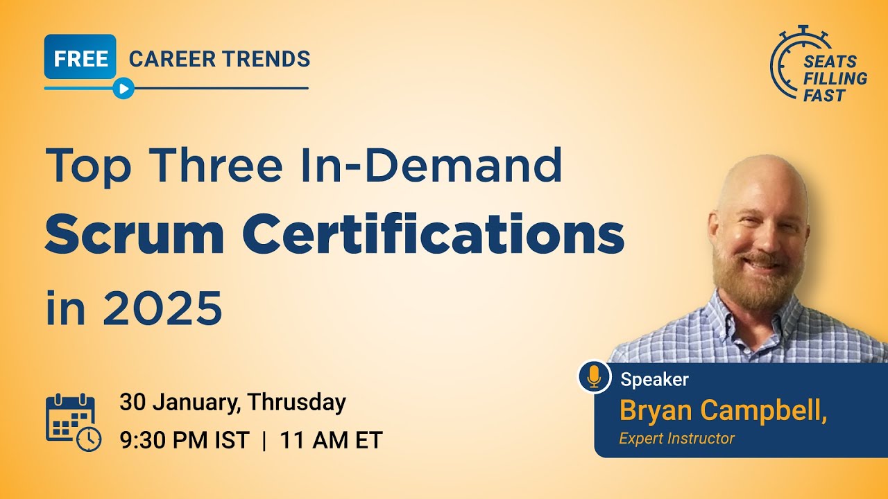 Top Scrum Master Certifications in Demand | Scrum Master Certification Guide 2026 | Simplilearn