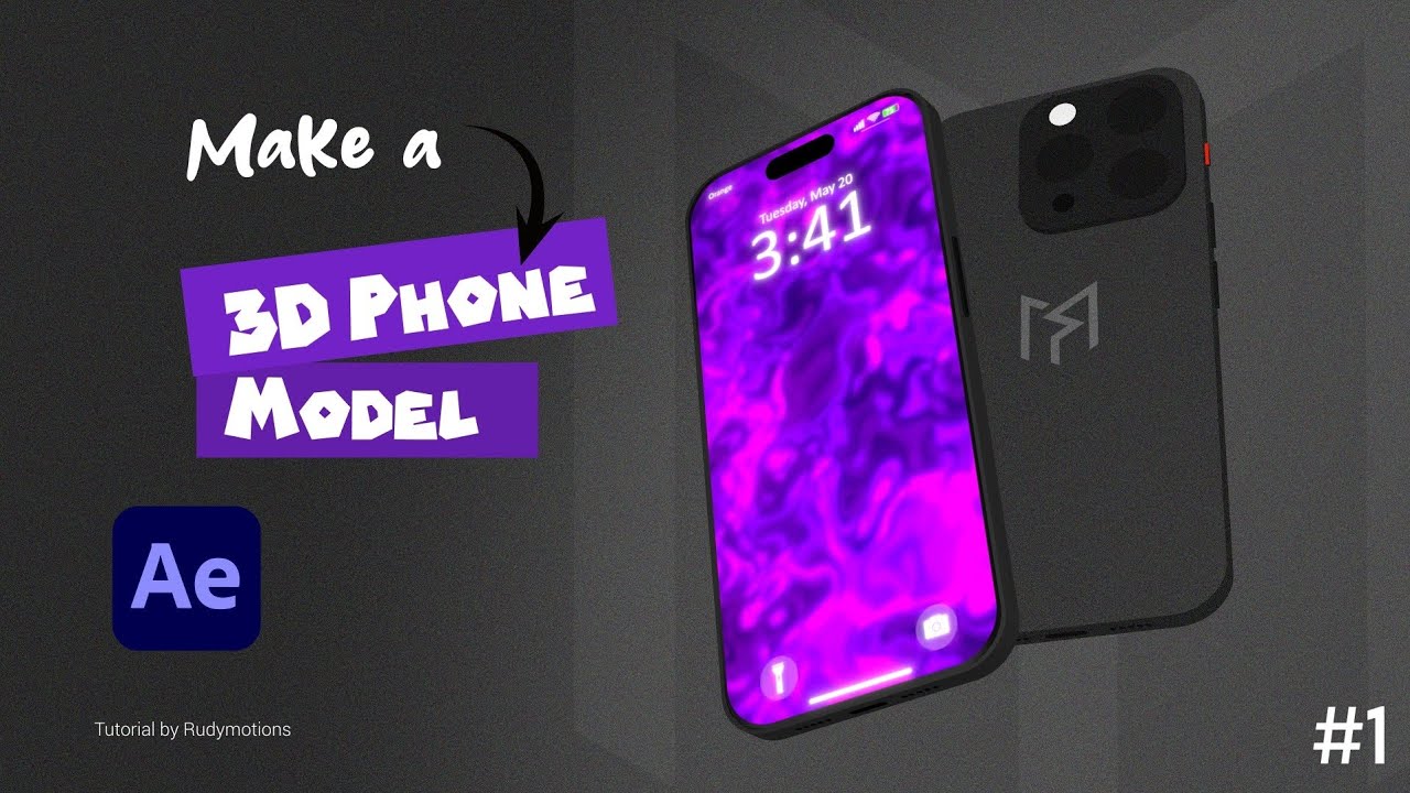 Model a 3D iPhone in After Effects (No Plugins!) – Full Tutorial