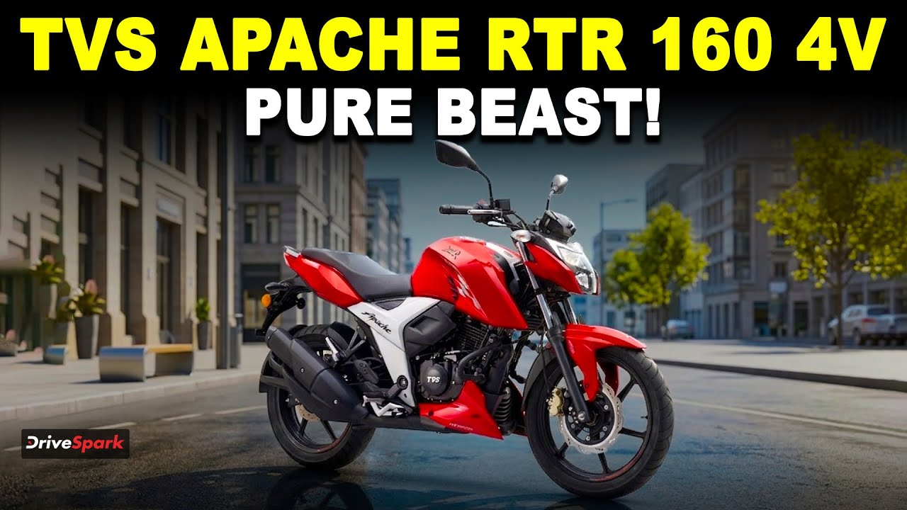 TVS Apache RTR 160 4V 2026 Launched 🔥 Price, Features, TFT & What’s New? Full Details!