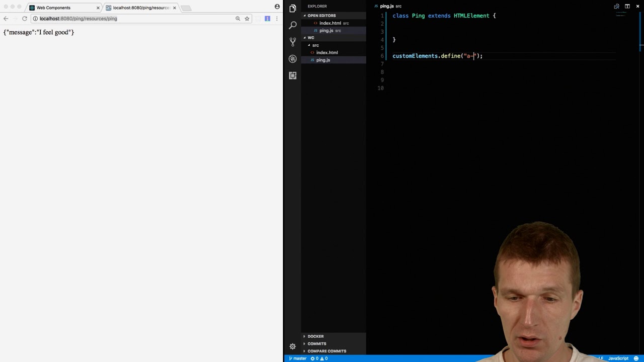Building Web Component with Java EE 8 Backend