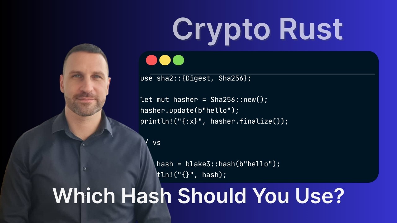 SHA-256 vs BLAKE3 — Which Hash Should You Use in Rust?