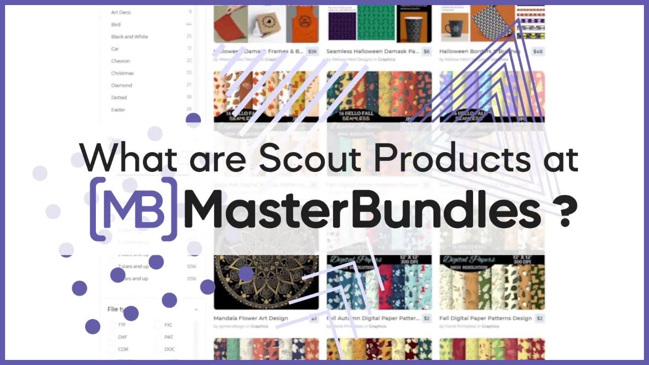 What are Scout Products at MasterBundles?