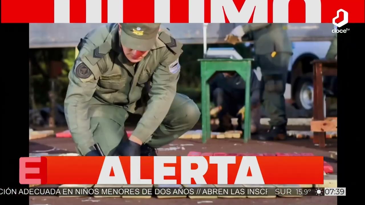 #AhoraEnMisiones: secuestran 7000 kilos de marihuana