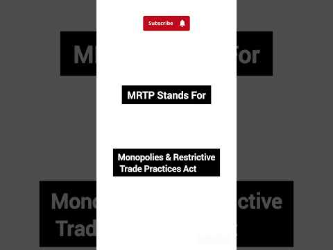 MRTP Full Form #class12#oc#gseb#commerce