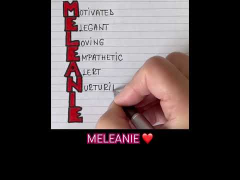 Meaning of the name MELEANIE #meaning #name #meleanie