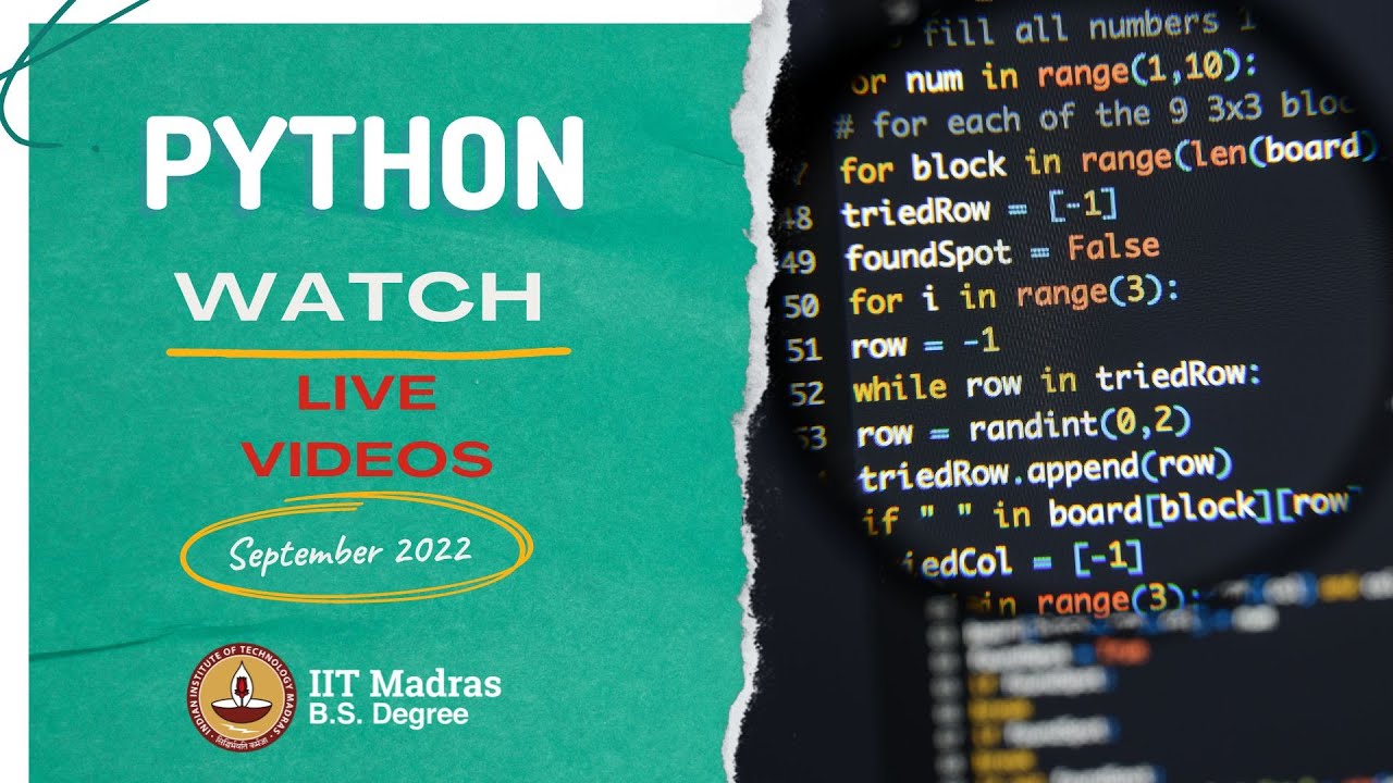 Python - Open Session - Week 2