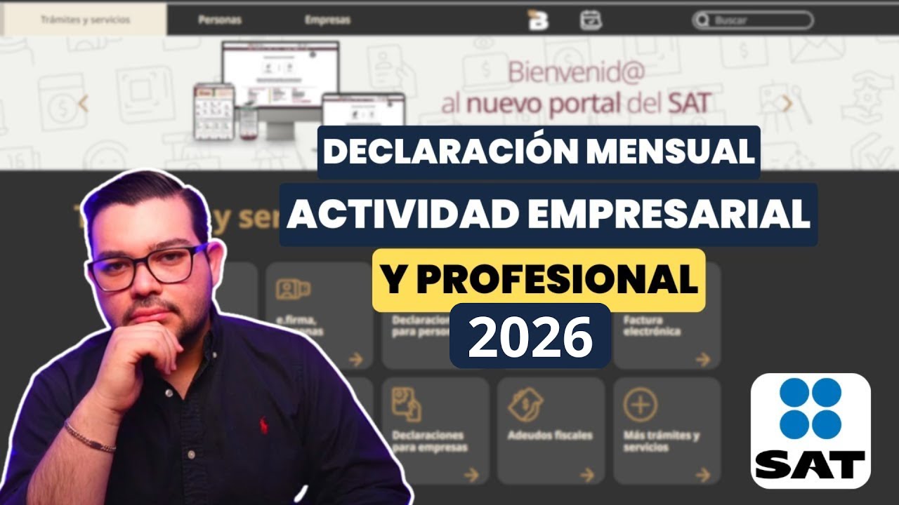 TUTORIAL - Declaración mensual Actividad Empresarial y Profesional 2026