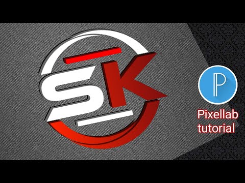 How to Design a Professional SK Logo on Android Using Pixellab | Step-by-Step Tutorial