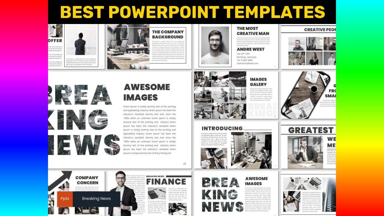 Powerpoint Template: Breaking News - Powerpoint Template