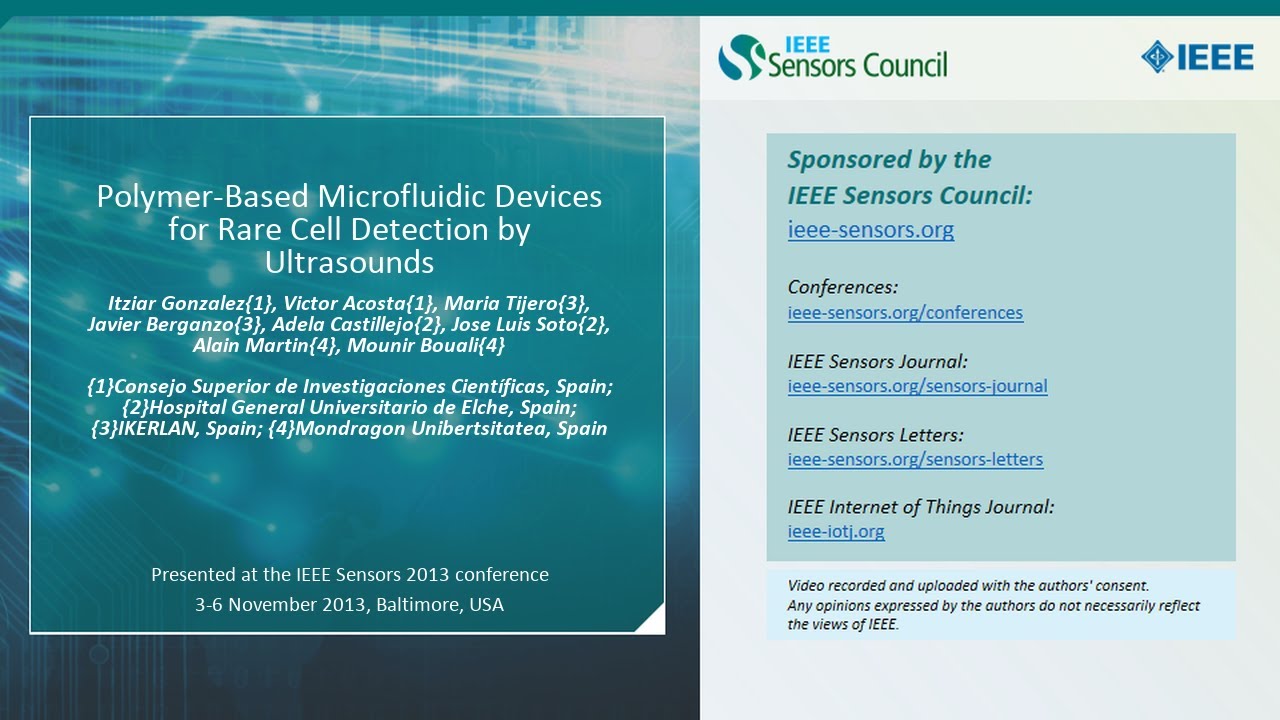 Polymer-Based Microfluidic Devices for Rare Cell Detection by Ultrasounds