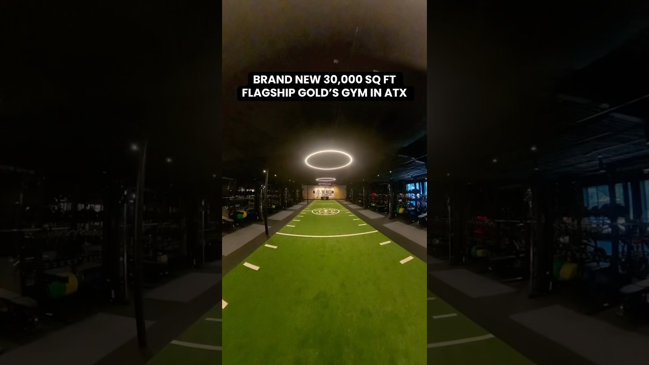 BREAKING NEWS: This is the Mecca of Bodybuilding. New 30,000 sq ft Flagship Gold’s Gym in ATX