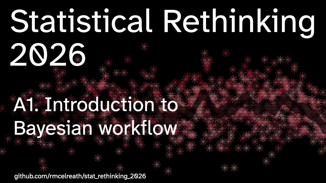 Statistical Rethinking 2026 - Lecture A01 - Introduction to Bayesian Workflow
