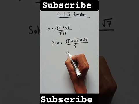 CHS difficult question solve in the simple trick #viral shorts feed #trending #shortsfeed #shorts