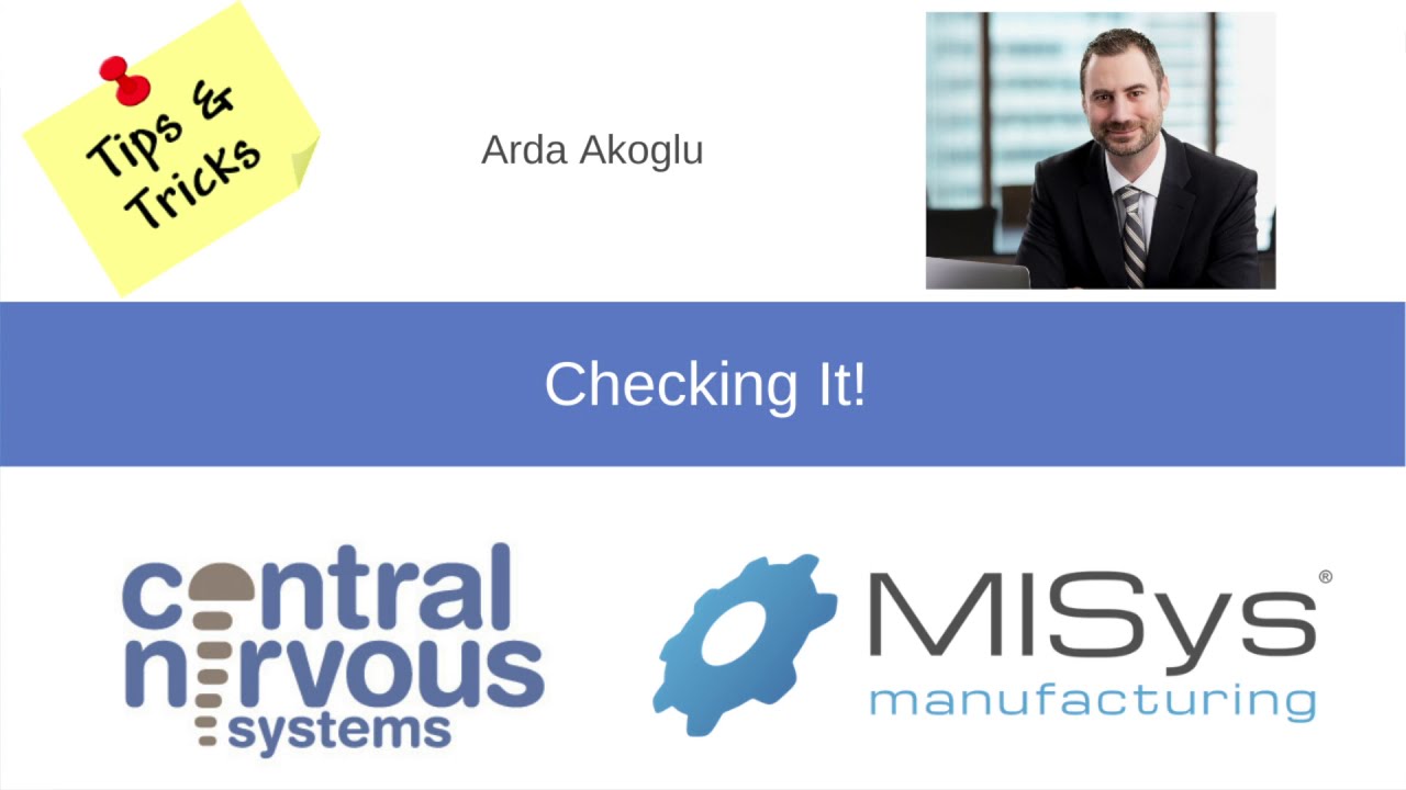 MISys Tips and Tricks - Checking FG Inventory