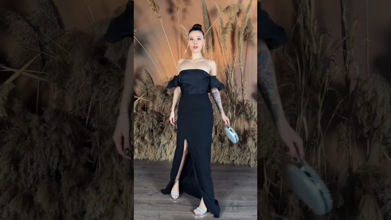 Siyah Abiye kombin Önerisi