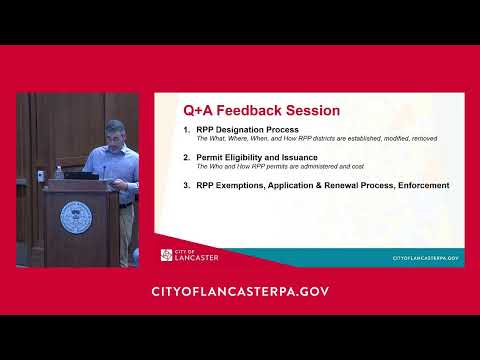 Residential Permit Parking Presentation - July 30, 2024
