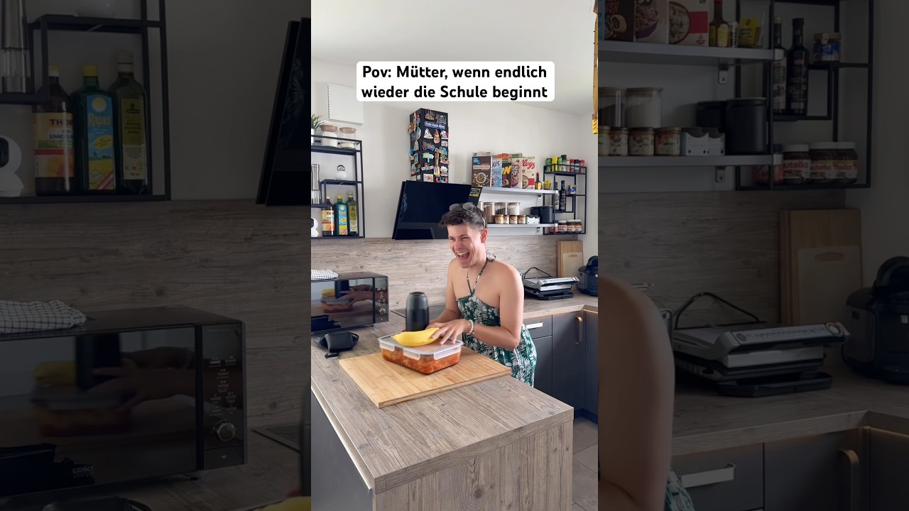 Mütter, wenn endlich wieder die Schule beginnt😂❤️ itsofficialmarco