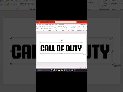 Call of Duty gaming presentation design on PowerPoint #shorts #shortvideo #ppt
