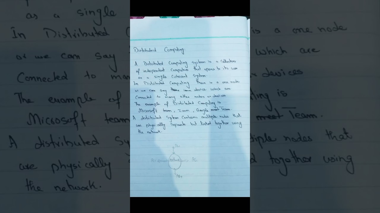 what is distributed computing