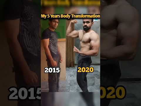 5 Year Body Transformation #lean #body#body#abs#gymmotivation#workout#qureshifitness