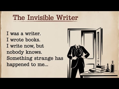 Learn English through short story level 3⭐ The Invisible Writer ⭐ Improve English