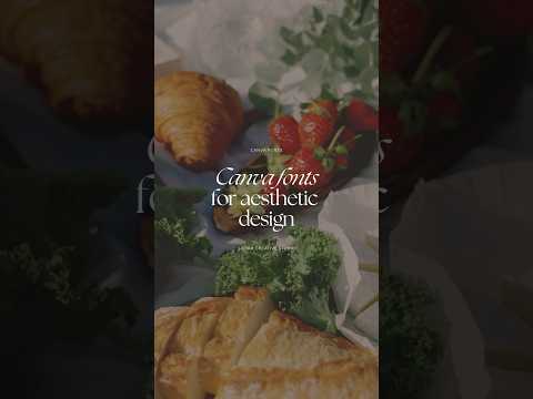 Best Canva Fonts for Aesthetic Design | Fonts for Video Edits | Minimalist Design | Canva Tips