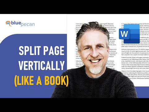 How to Split a Microsoft Word Document in Half Vertically (Like a Book)