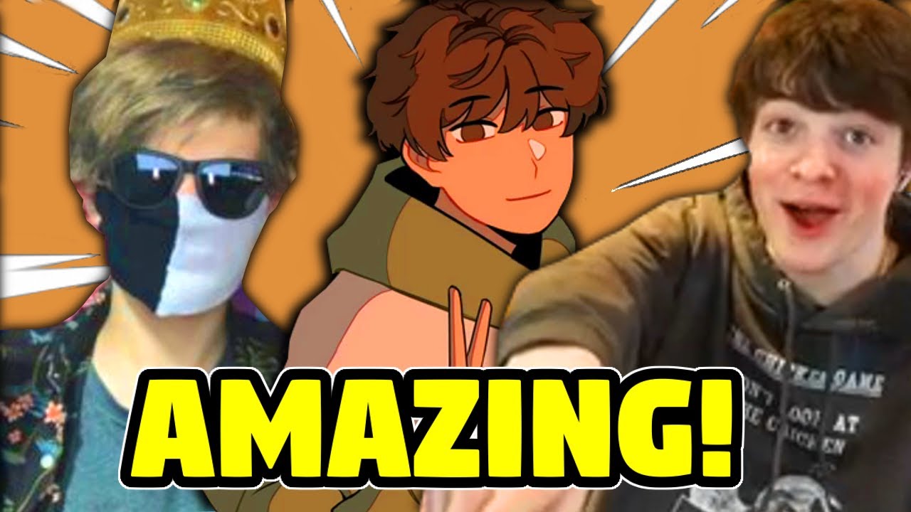 Tubbo and Ranboo React To Dream SMP ARTS!