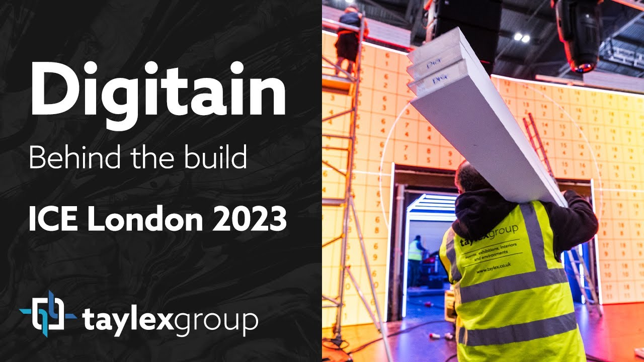 Behind the build - Digitain Exhibition Stand - ICE 2023