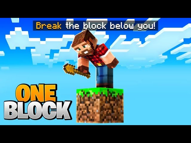 One Block (Bedrock Map with Addon) Minecraft Map
