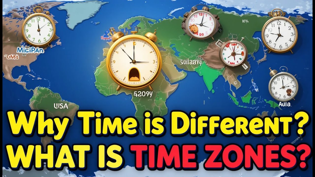What is a Time Zone? | Explained with Maps & Examples for All Ages”