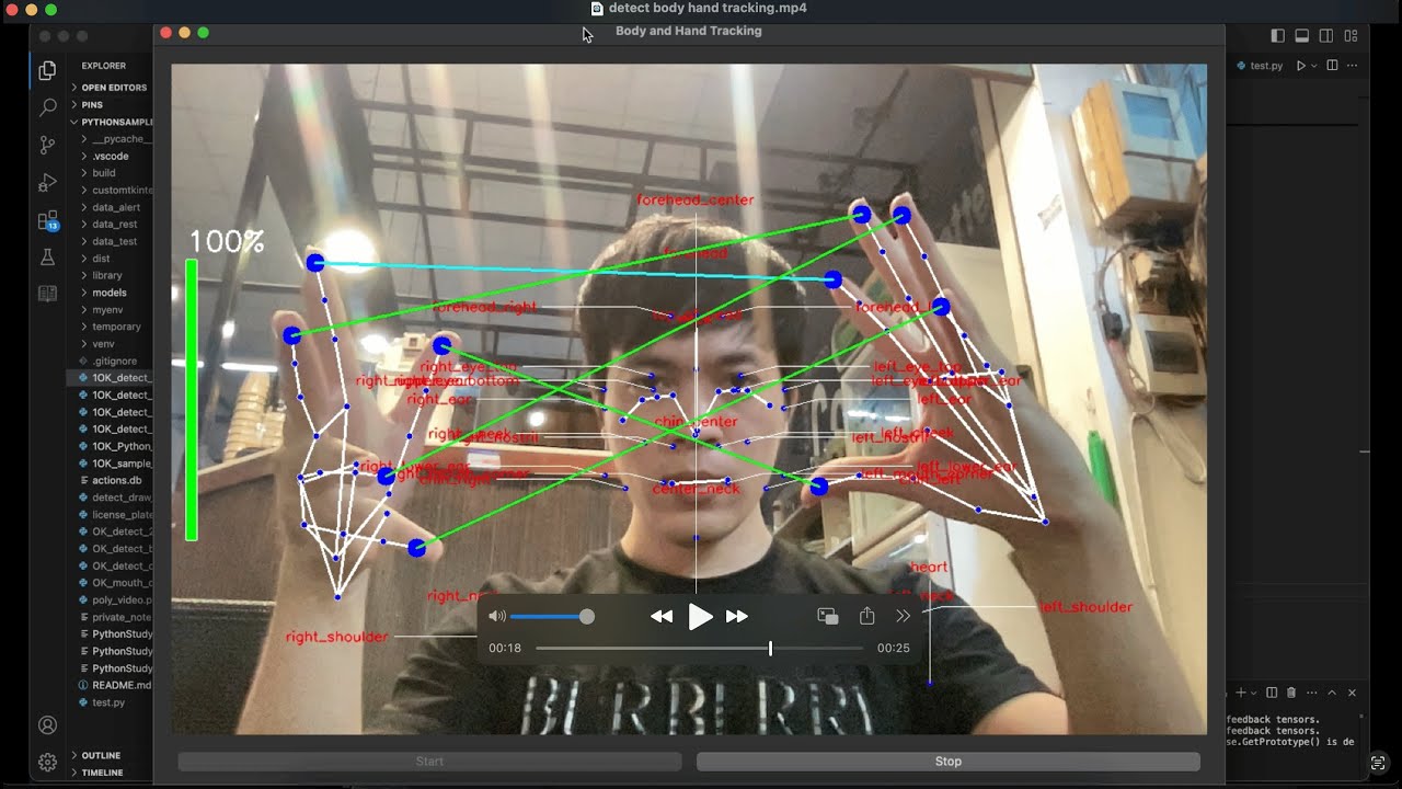 Control Volume with Real-Time Hand Gestures Using Python