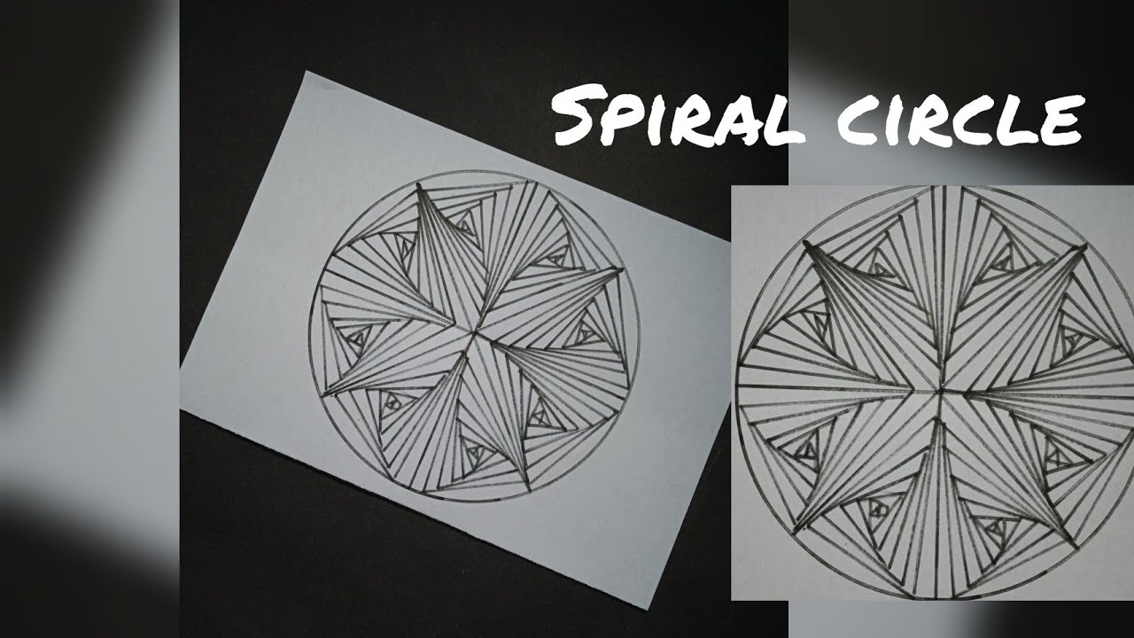 spiral circle/ simple geometrical pattern