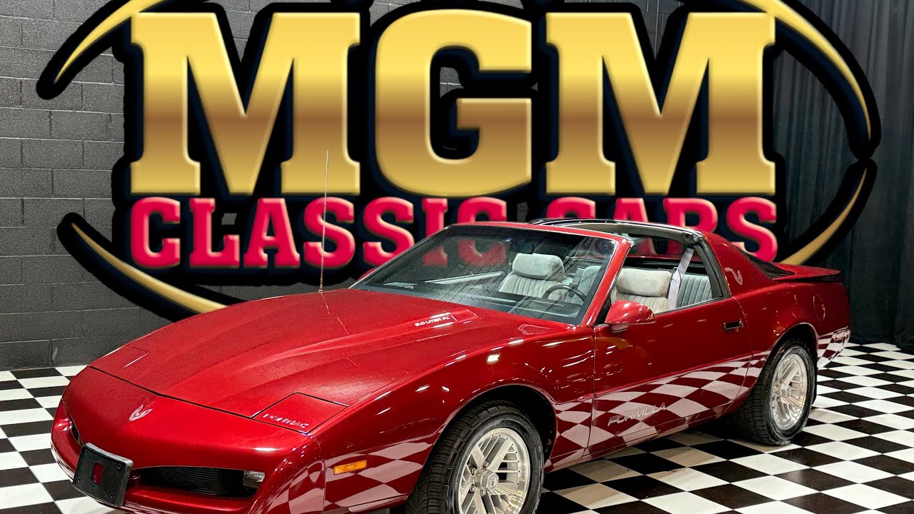 1991 Pontiac Firebird Formula Only 12k ORIGINAL MILES T TOPS 🔥🔥🔥🔥