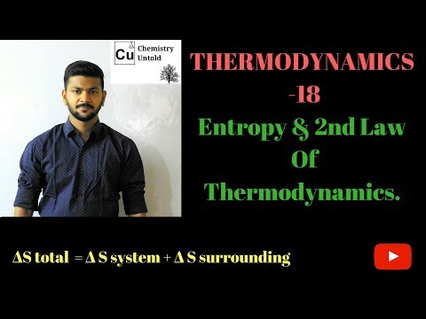 Relation between entropy and second law Of thermodynamics Video Lecture ...