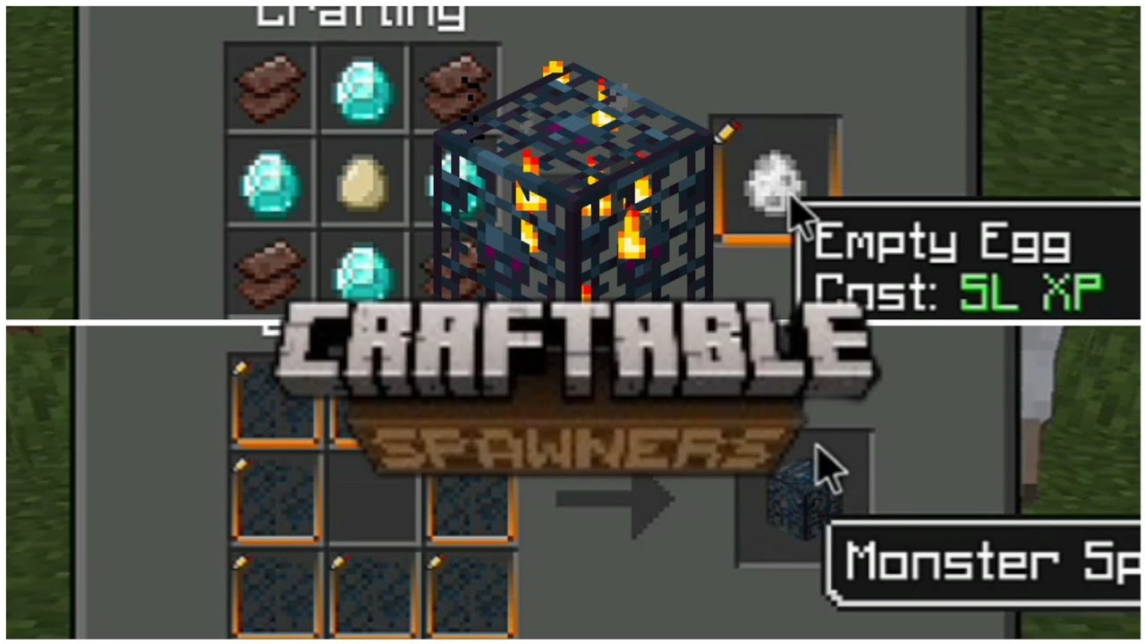 [Craftable Spawners] make your mob farm efficient with the craftable pawners addon! 
