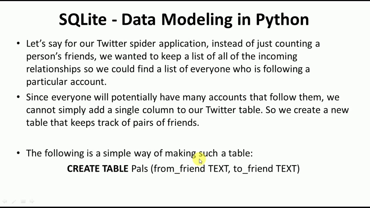 SQLite  data Modelling in Python - Python Tutorial by Mahesh Huddar